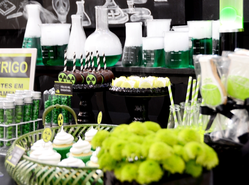 Festa tema laboratório